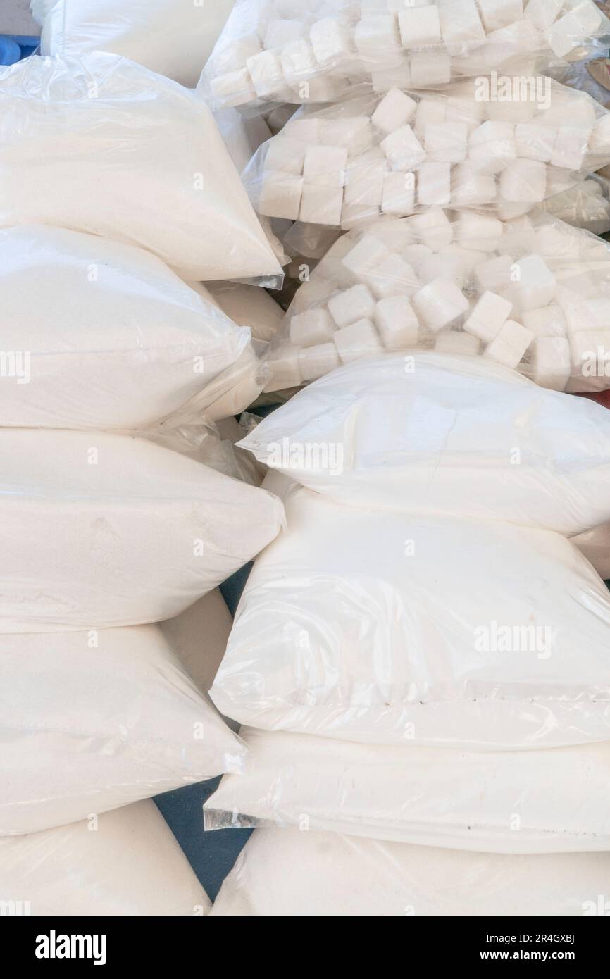 Bags of sugar supermarket hi-res stock photography and images - Alamy