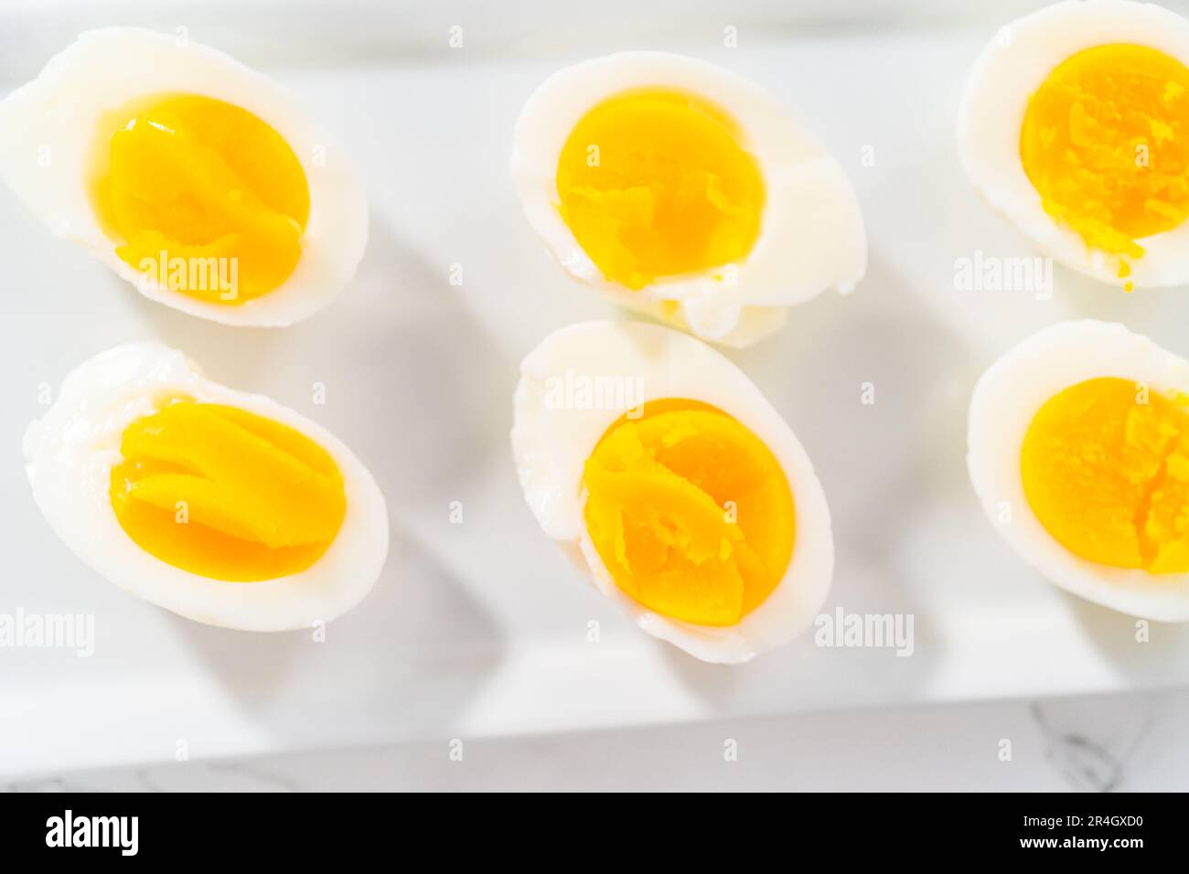 Hard boiled eggs Stock Photo - Alamy