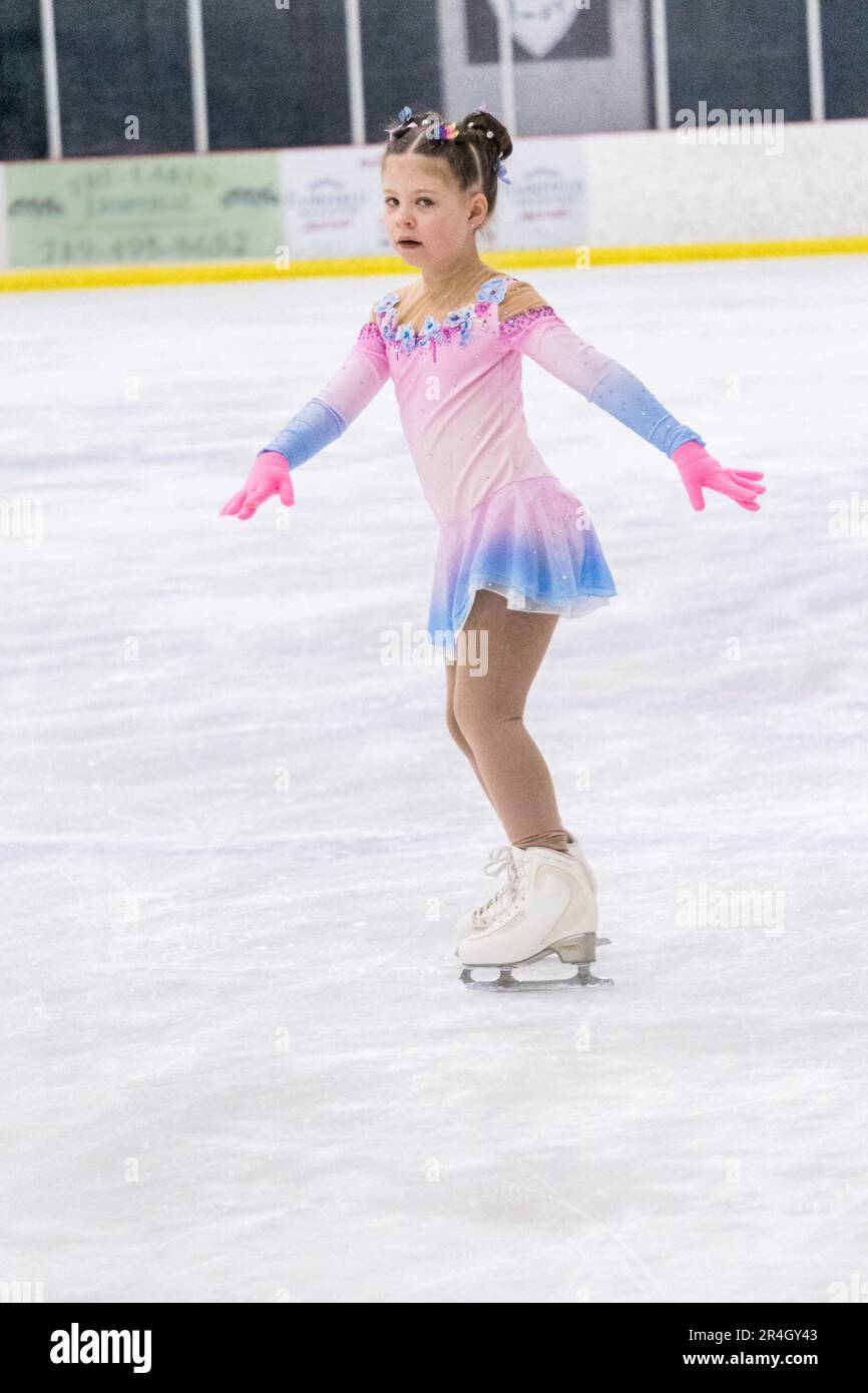 Figure skating practice Stock Photo - Alamy