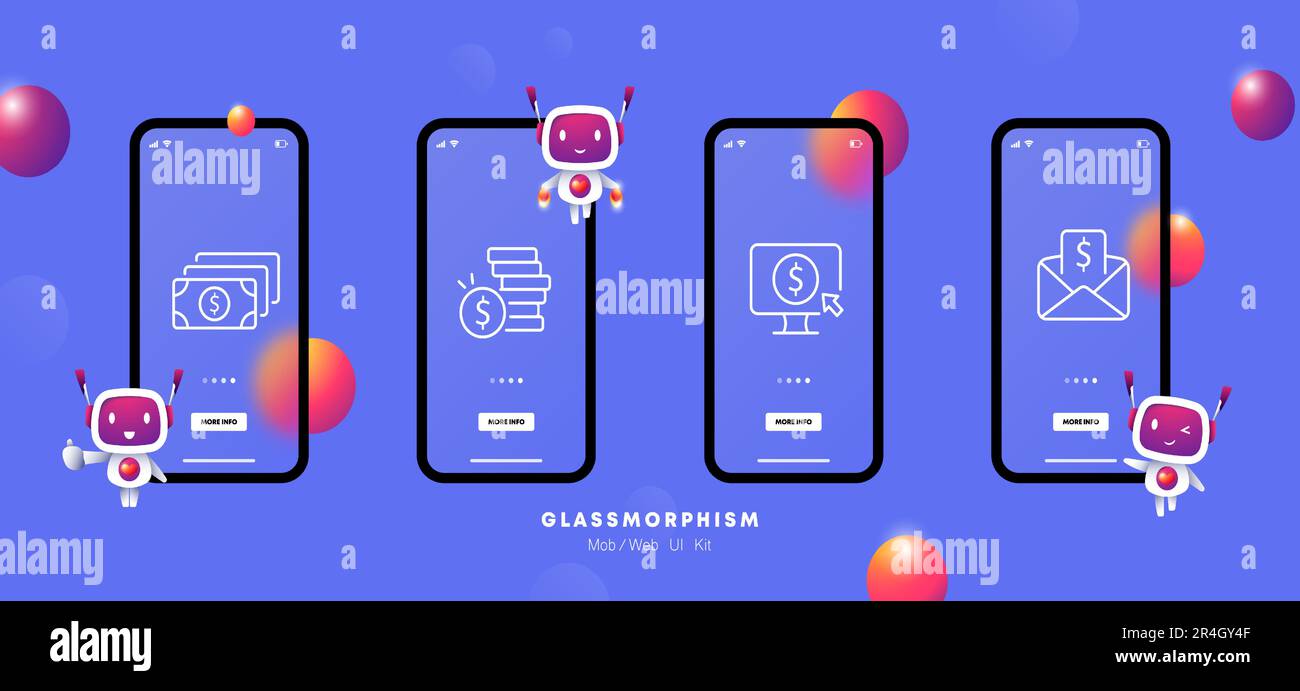 Money transfer icon set. Transferring money between individuals or ...