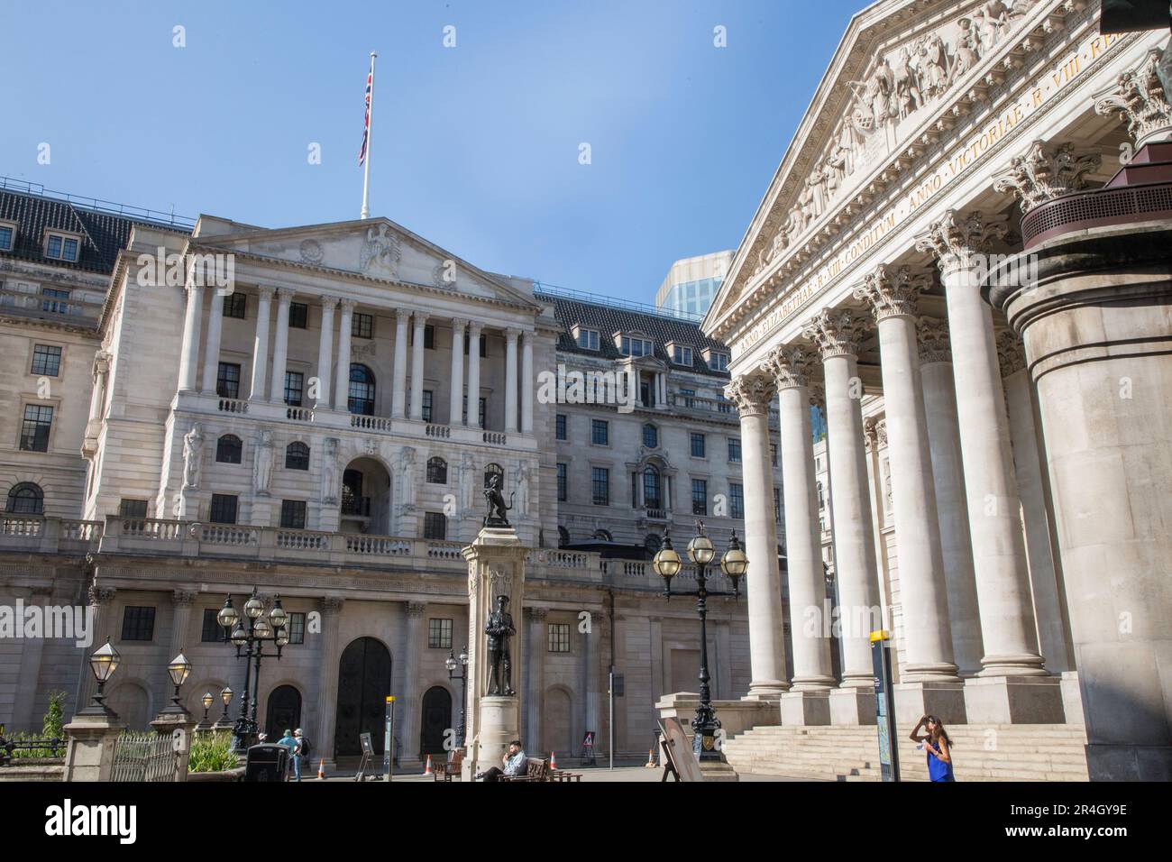 Bank of England London exterior Stock Photo - Alamy