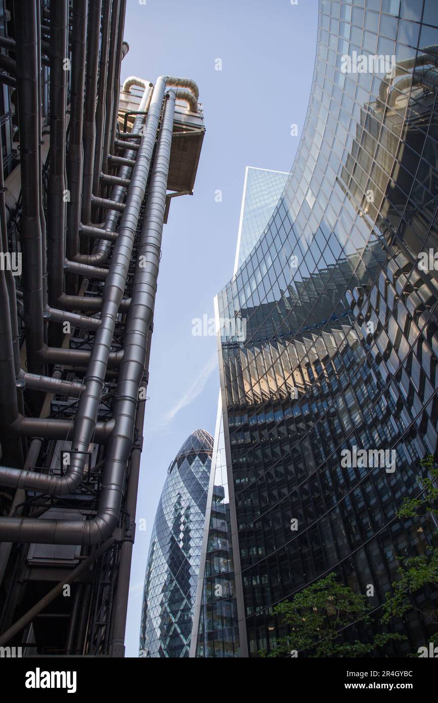 Glass skyscraper landmark iconic design building construction hi-res ...