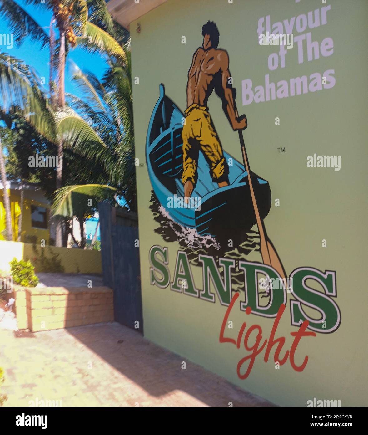 Murals in Alice Town, North Bimini, Bahamas Stock Photo - Alamy