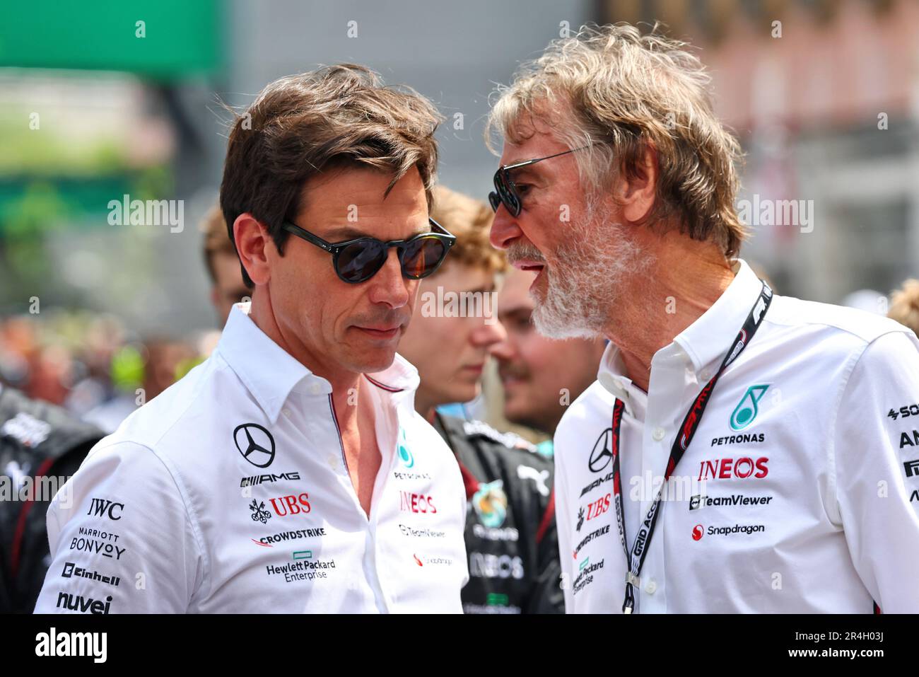 Monaco, Monte Carlo. 28th May, 2023. (L to R): Toto Wolff (GER ...