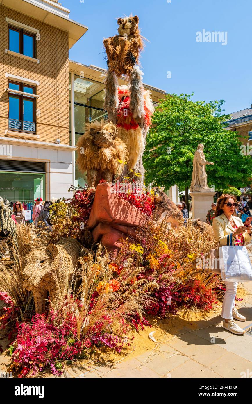 LONDON, UK - MAY 26, 2023: Spectacular floral displays for Chelsea in ...
