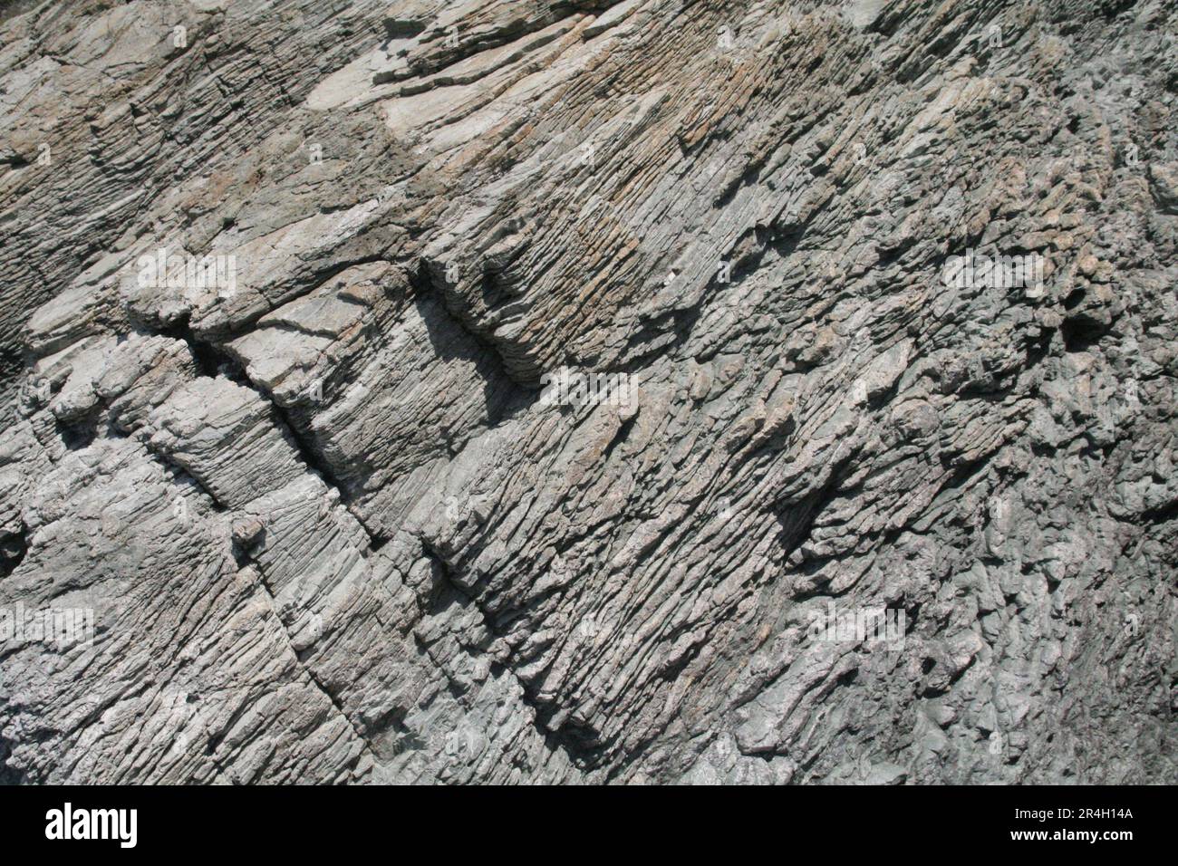 Natural coastal rock formation surface rough material close up textured ...