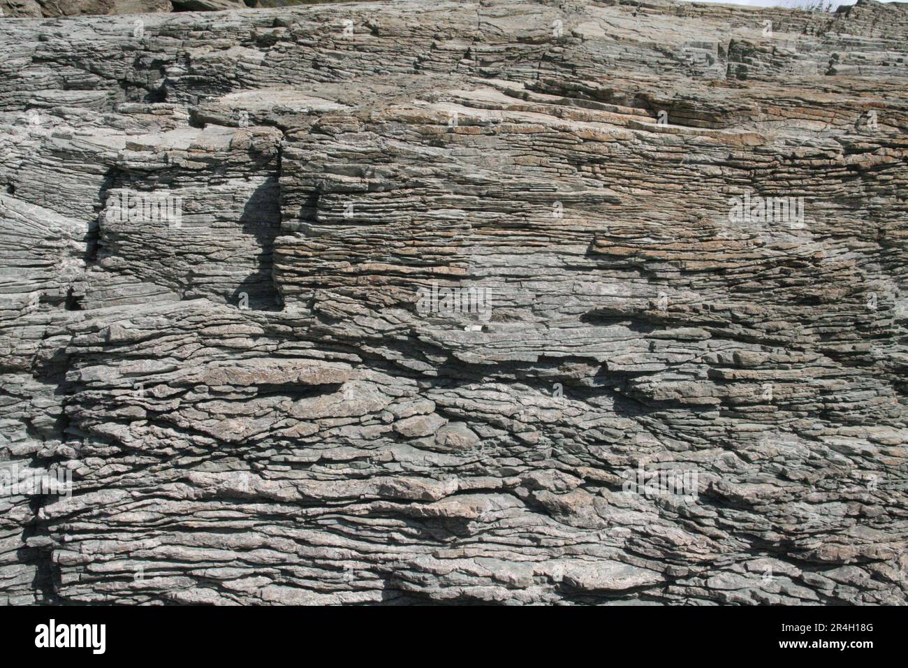Natural coastal rock formation surface rough material close up textured ...