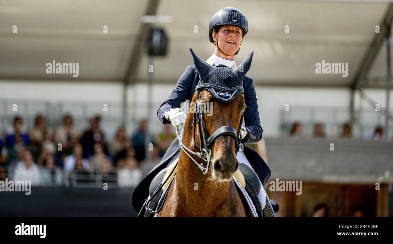 ERMELO - Adelinde Cornelissen with Fleau de Baian in action during the ...