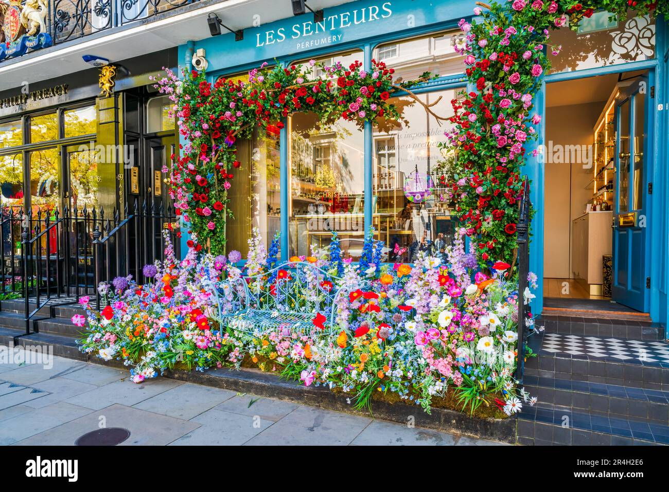 LONDON, UK - MAY 26, 2023: Chelsea in Bloom is an annual floral ...