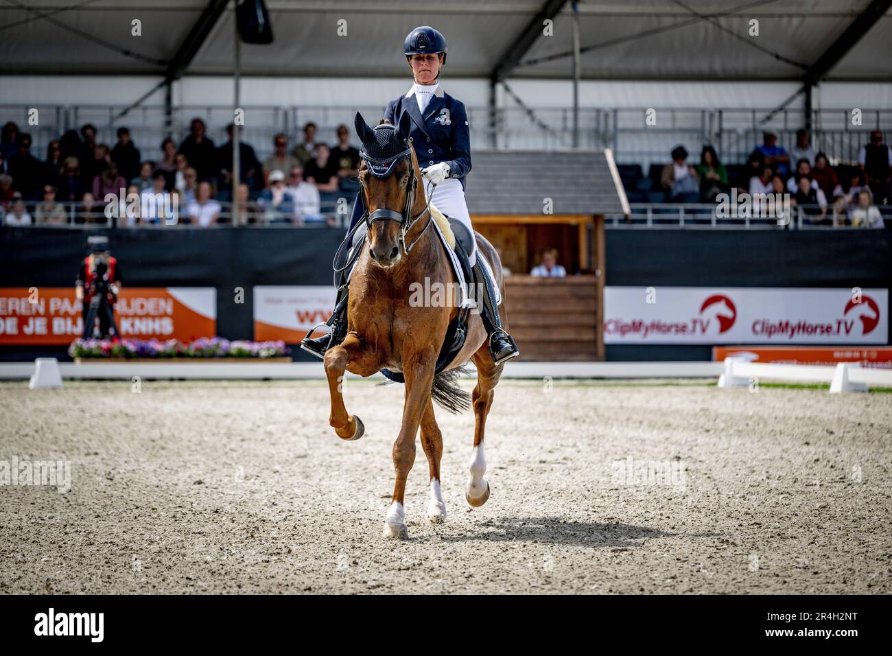 ERMELO - Adelinde Cornelissen with Fleau de Baian in action during the ...
