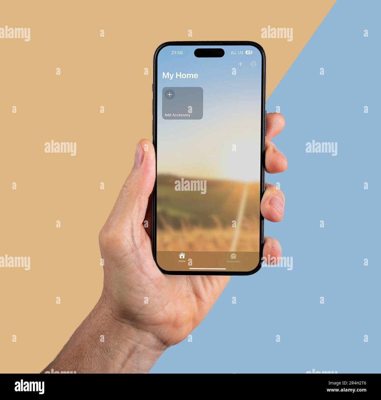 Lodz, Poland May 14 2023 Smart home app, mobile application for ...