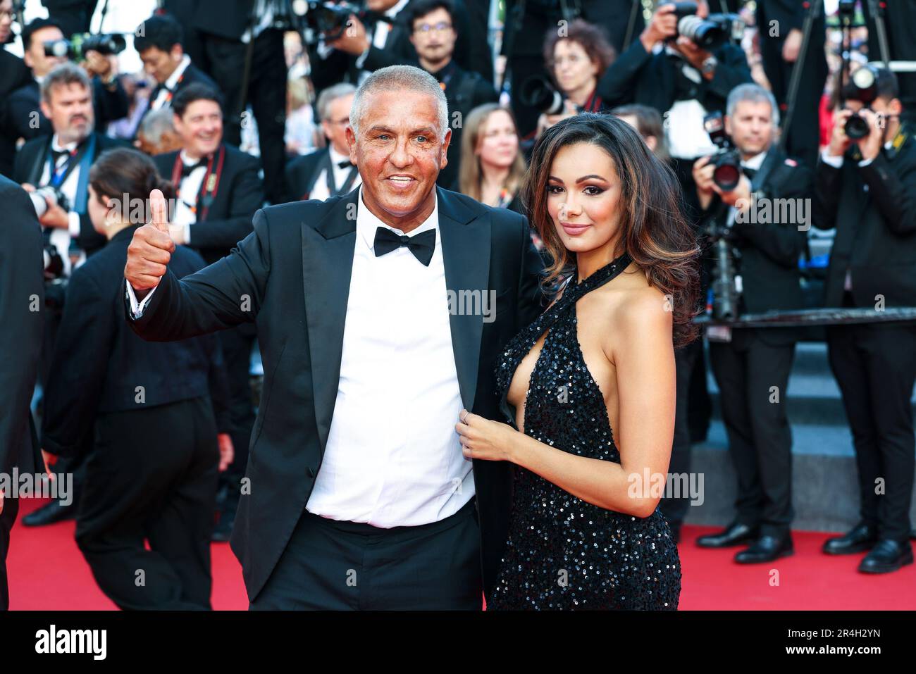 Cannes, France. 27th May, 2023. CANNES - MAY 27: Samy Naceri and Sofia ...