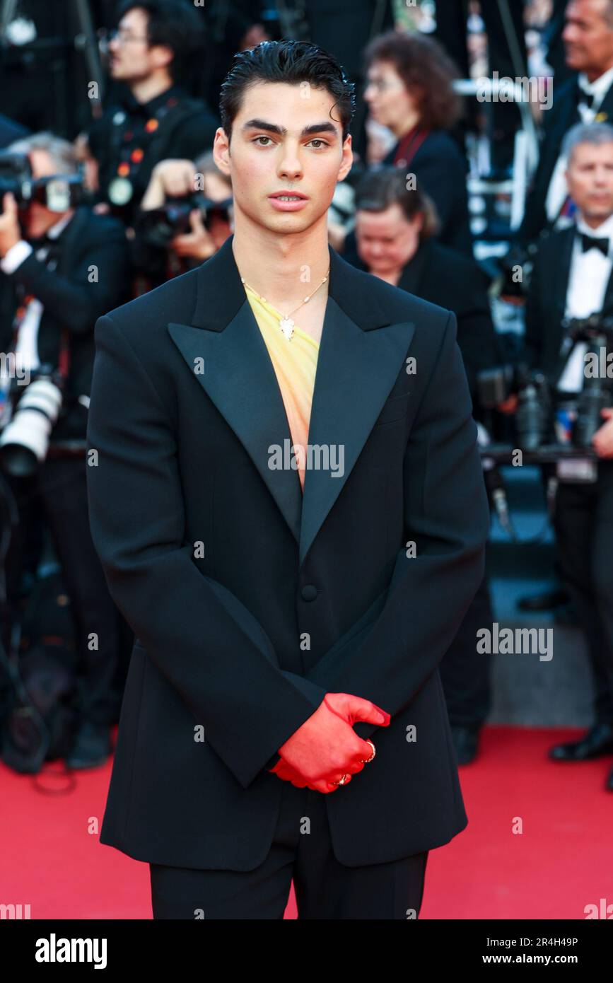 Cannes, France. 27th May, 2023. CANNES - MAY 27: Jacob Rott arrives to ...
