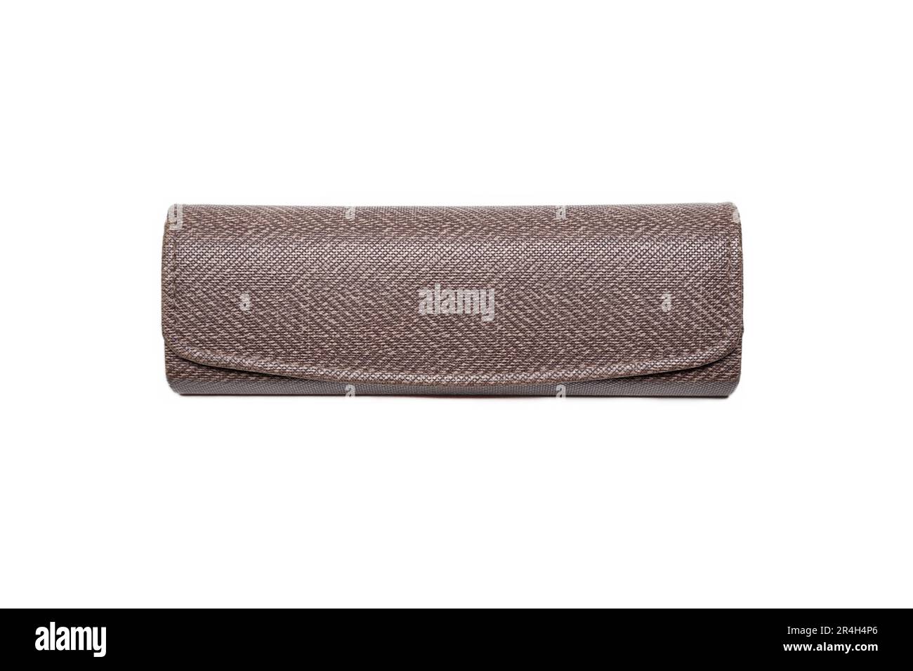 Glasses case closed, isolated on white background Stock Photo - Alamy