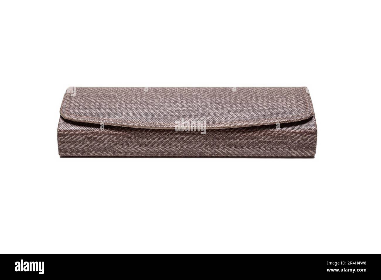 Glasses case closed, isolated on white background Stock Photo - Alamy