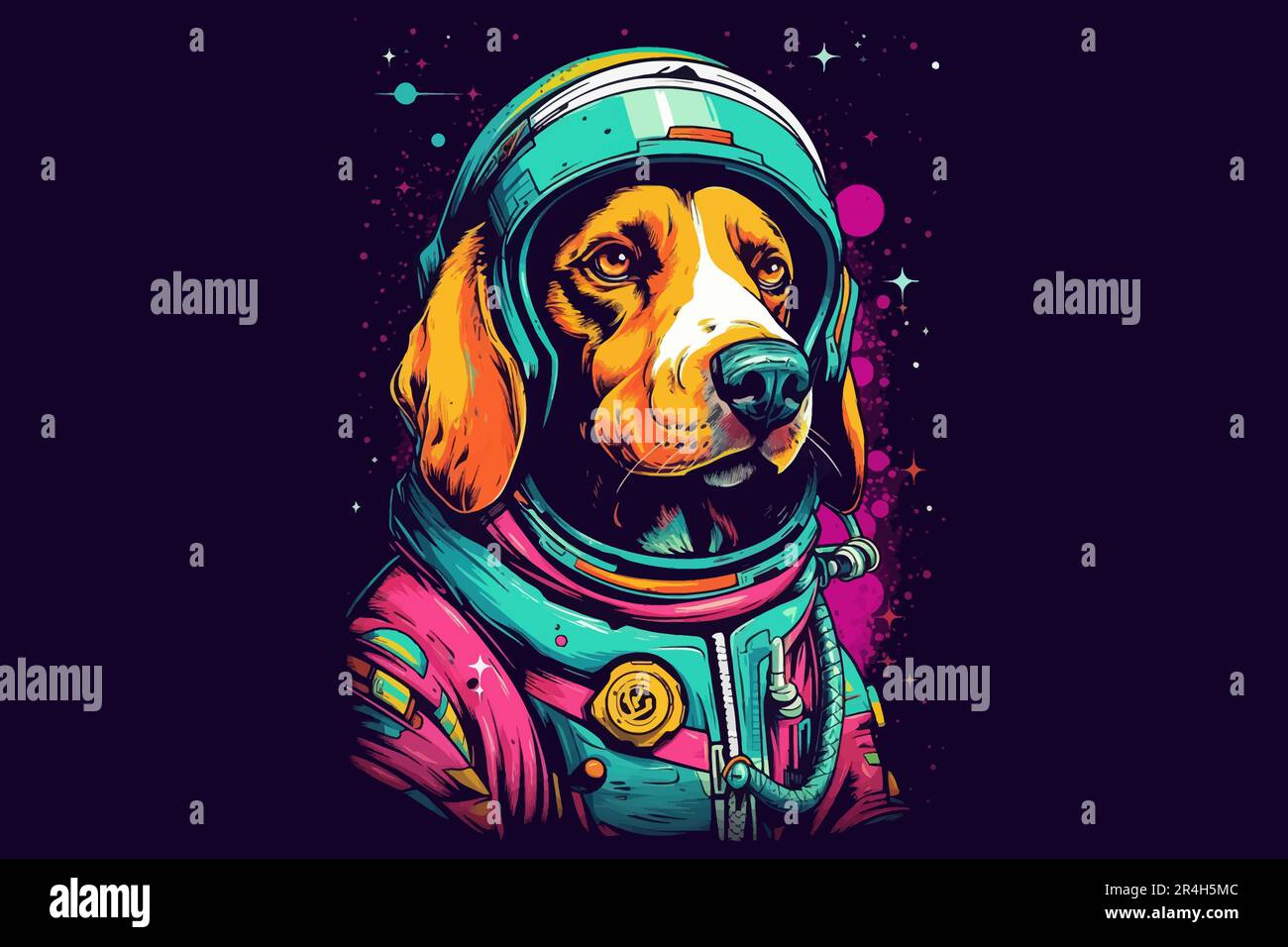 Astronaut Funny Dog