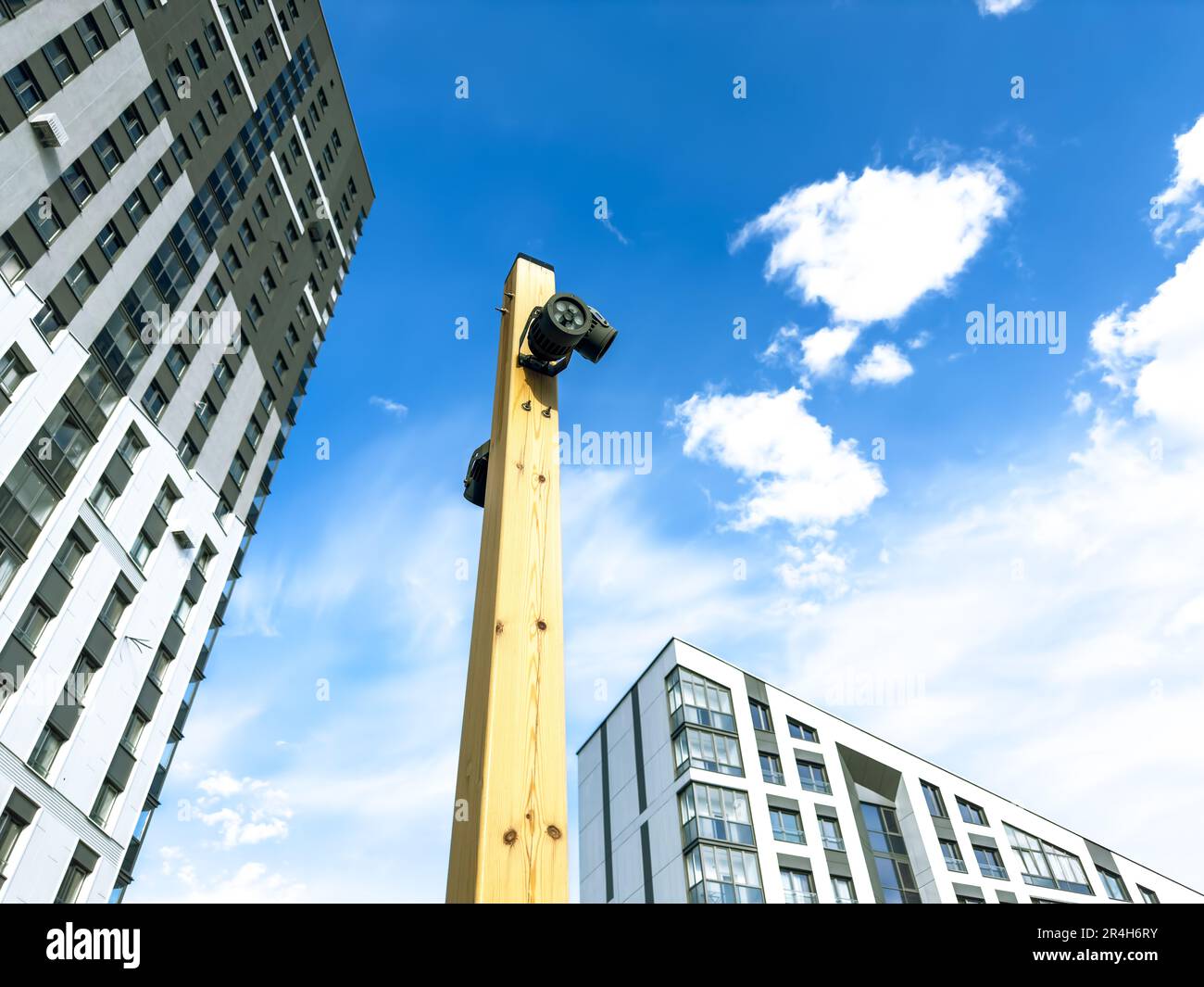 CCTV, modern video surveillance technology among residential buildings ...