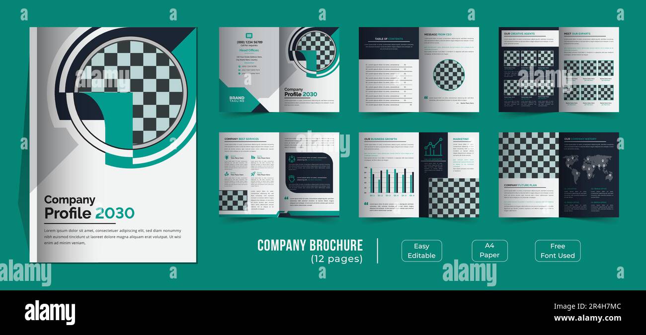 12 pages brochure hi-res stock photography and images - Alamy