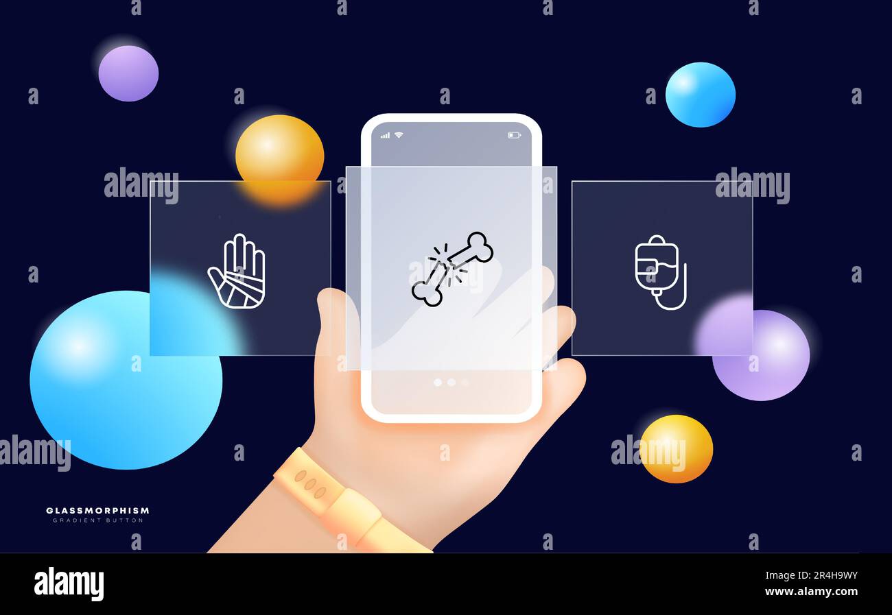 Injury icon set. Accidents, medical emergencies, recovery, injury ...