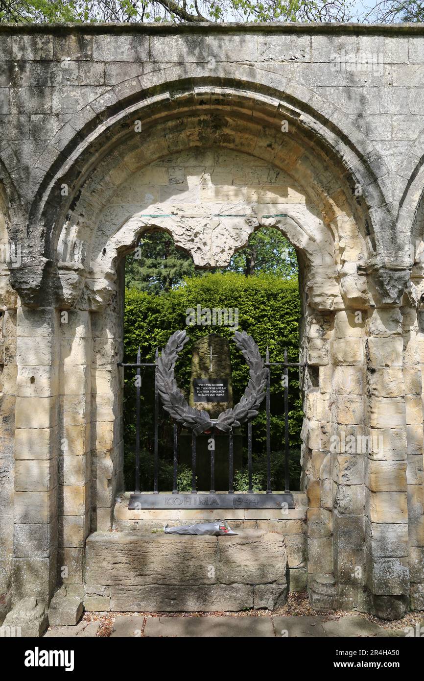 2nd Division Memorial, Minster Yard, York, North Yorkshire, England ...