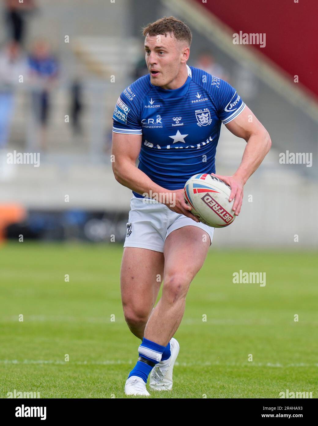 Jake Trueman #6 of Hull FC during the Betfred Super League Round 13 ...