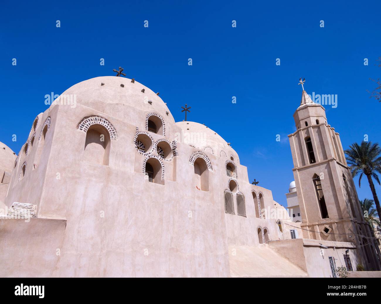 Ancient church, Deir Anba Bishoi Christian monastery, Wadi Natrun ...