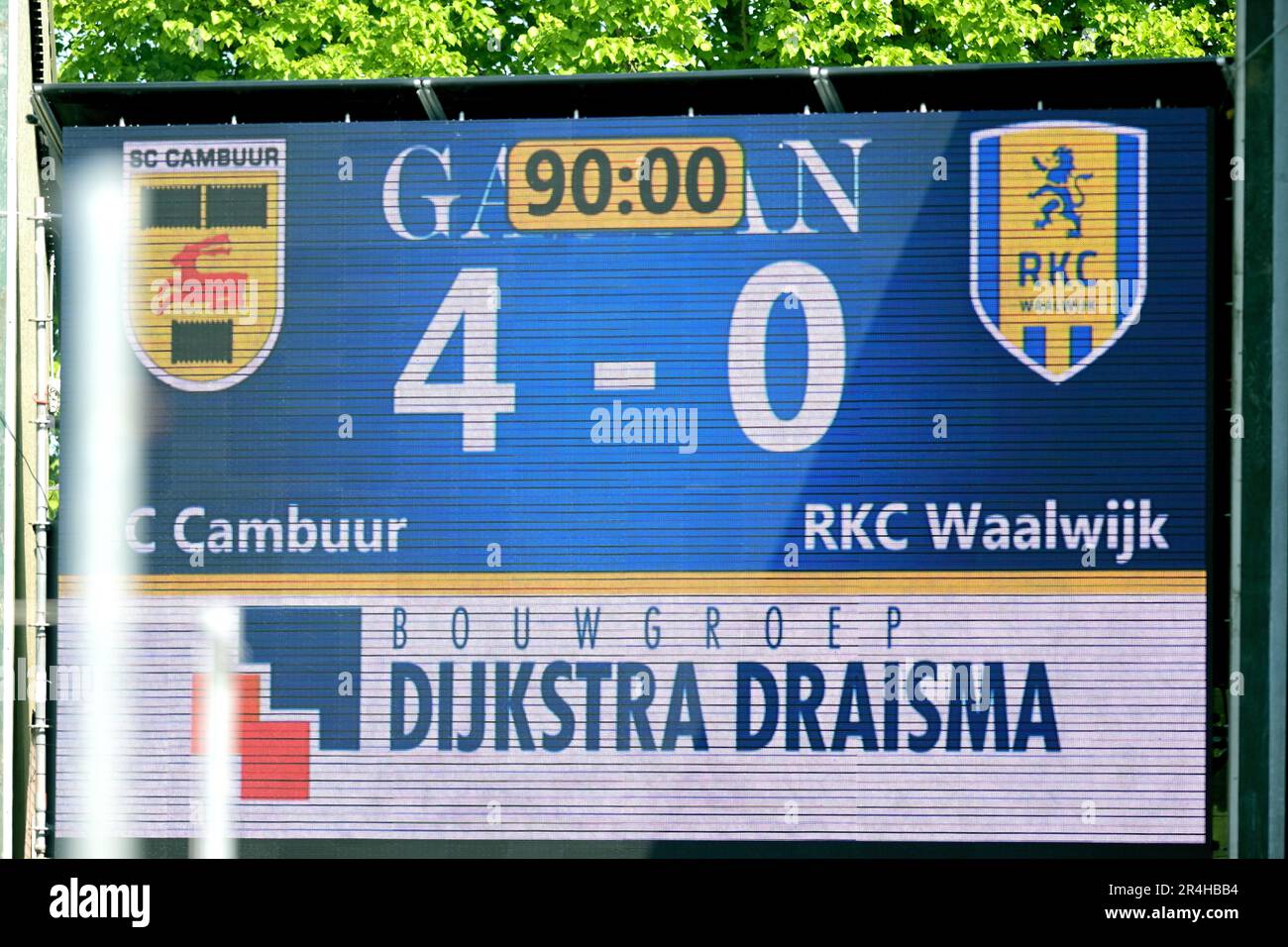 LEEUWARDEN - Final standings of the Dutch premier league match between ...