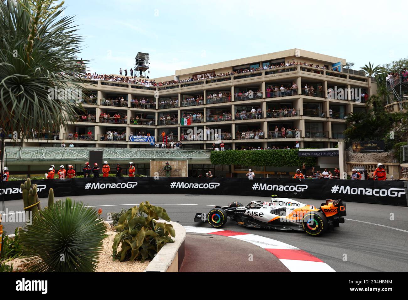 Monte Carlo, Monaco. 28th May, 2023. Lando Norris (GBR) McLaren MCL60. Formula 1 World ...