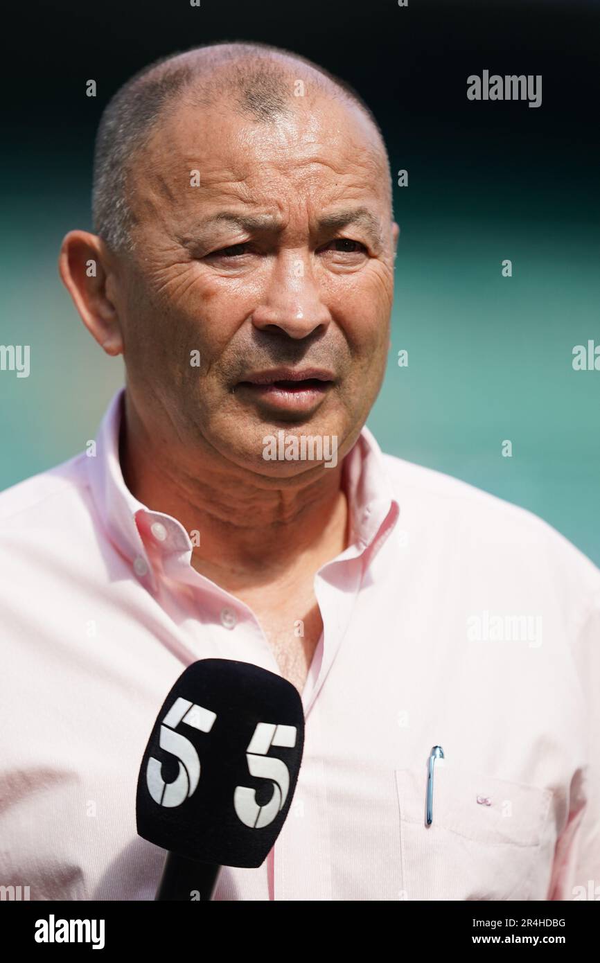 Barbarians Head Coach, Eddie Jones, looks on following the Killik Cup ...