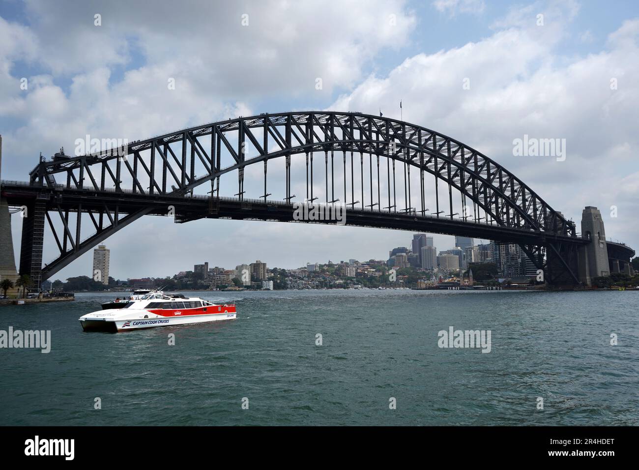 Sydney, NSW Australia - 16-12-2019: Sydney harbour bridge view from a ...