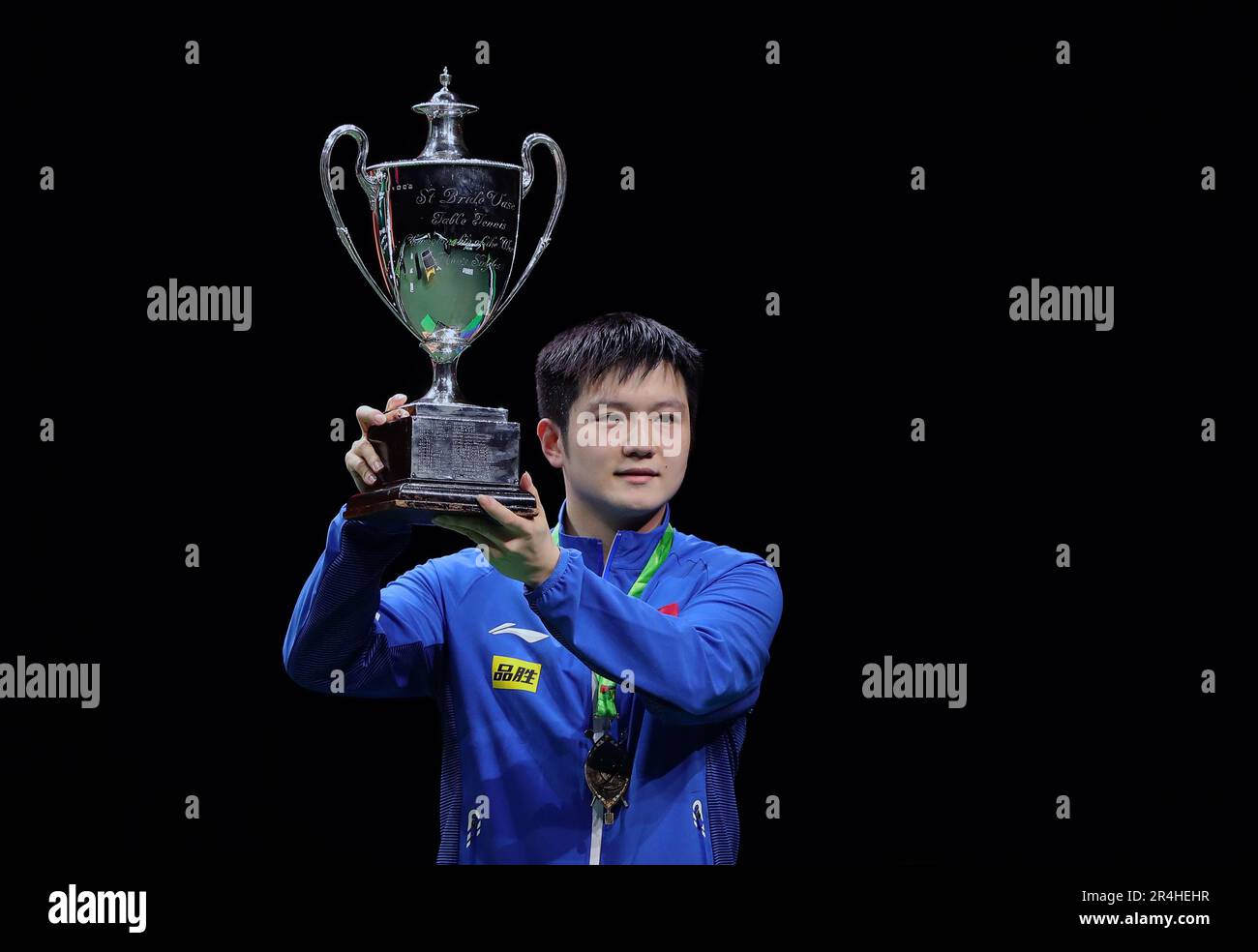 Durban, South Africa. 28th May, 2023. Gold medalist Fan Zhendong of ...