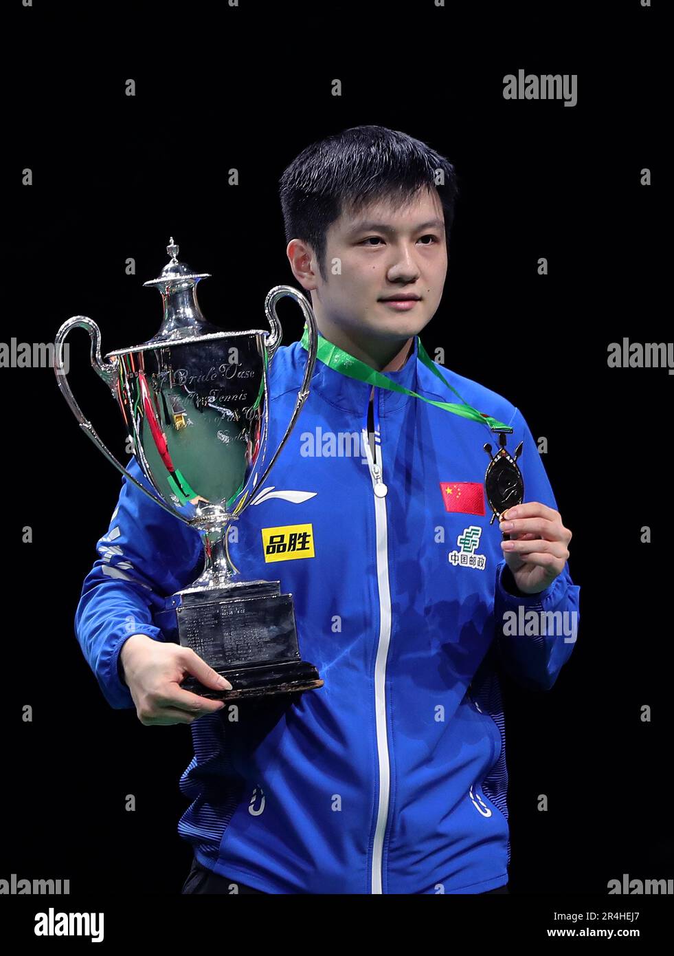 Durban, South Africa. 28th May, 2023. Gold medalist Fan Zhendong of ...