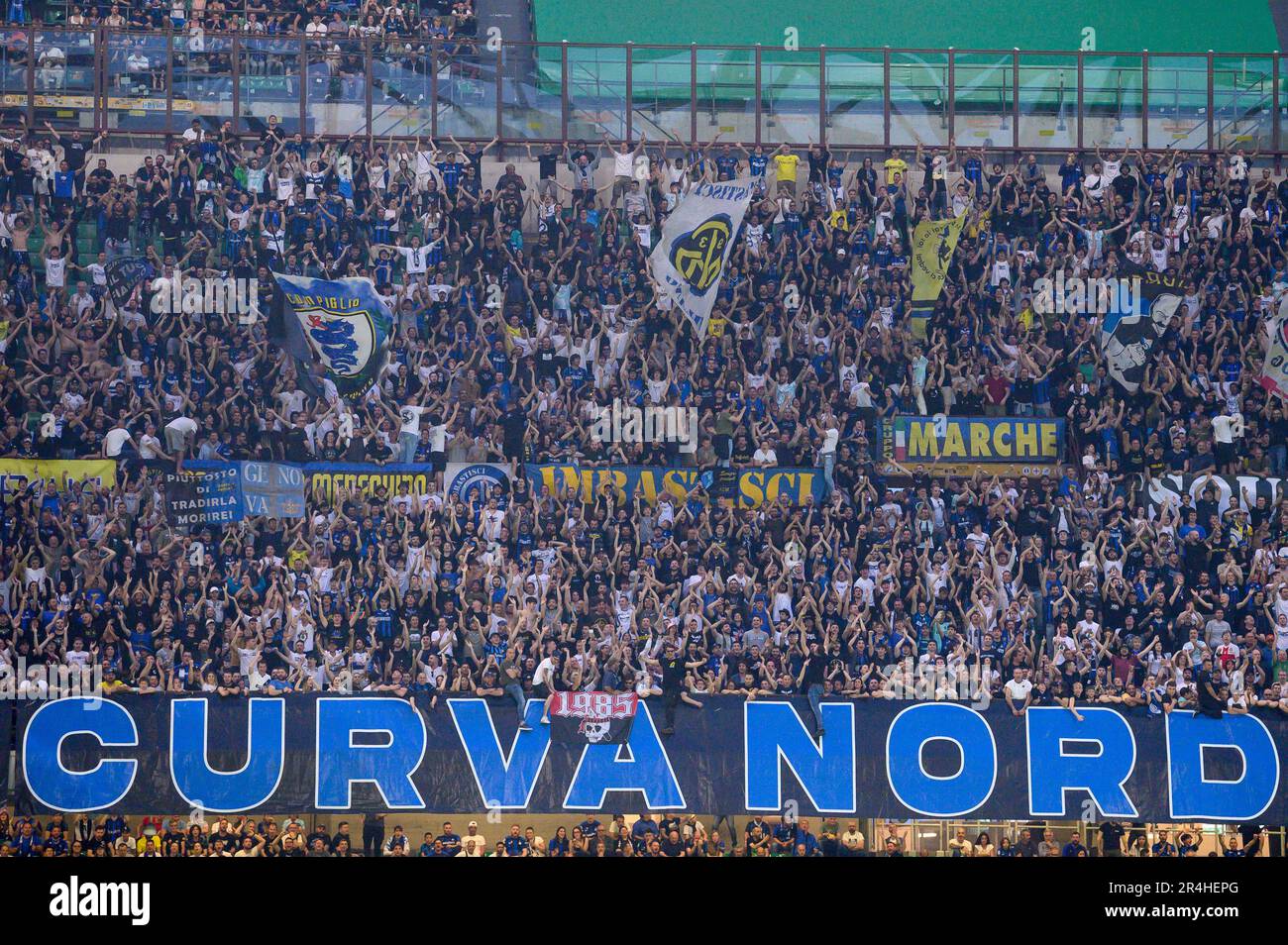 Curva nord inter hi-res stock photography and images - Alamy