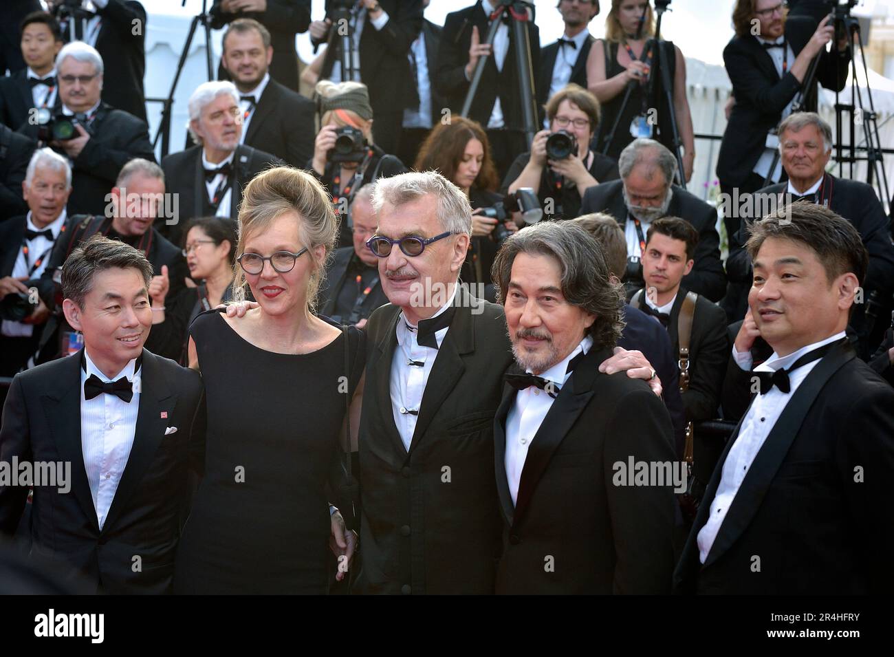 Cannes, France. 27th May, 2023. CANNES, FRANCE - MAY 27:Wim Wenders ...