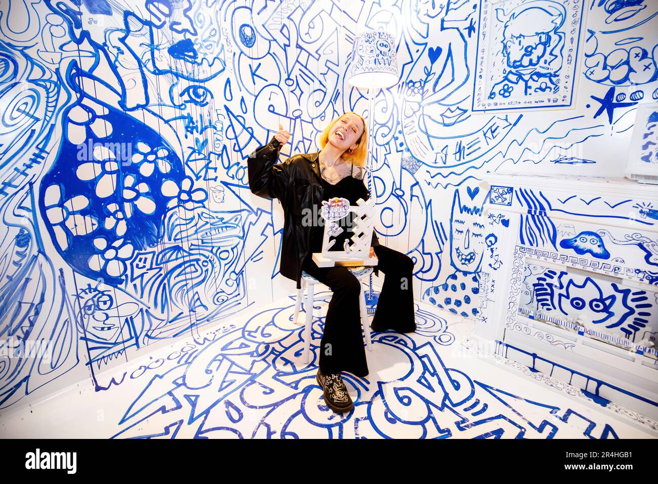 The Red Bull Doodle Art World Final in Amsterdam, Netherlands, was a ...