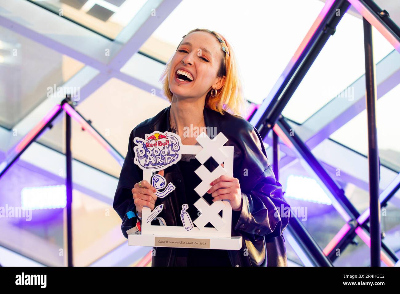 The Red Bull Doodle Art World Final in Amsterdam, Netherlands, was a ...