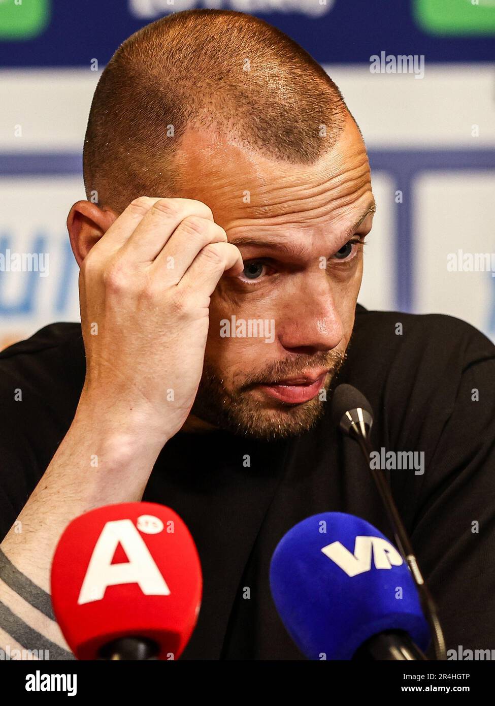 ENSCHEDE - Ajax coach Johnny Heitinga after the Dutch premier league ...