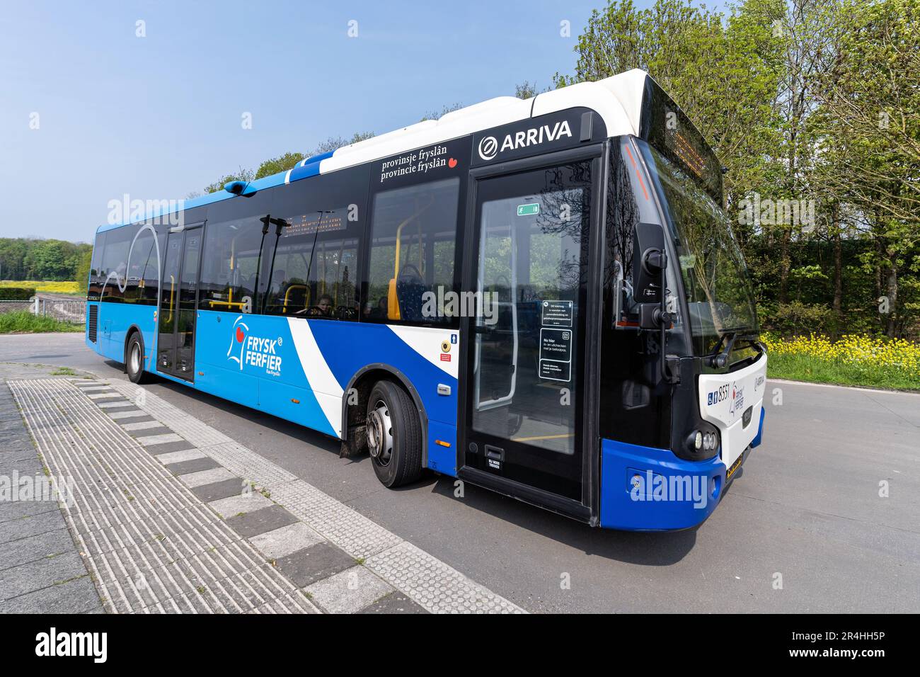 Frysk Ferfier VDL Citea bus in Lemmer, Netherlands Stock Photo - Alamy