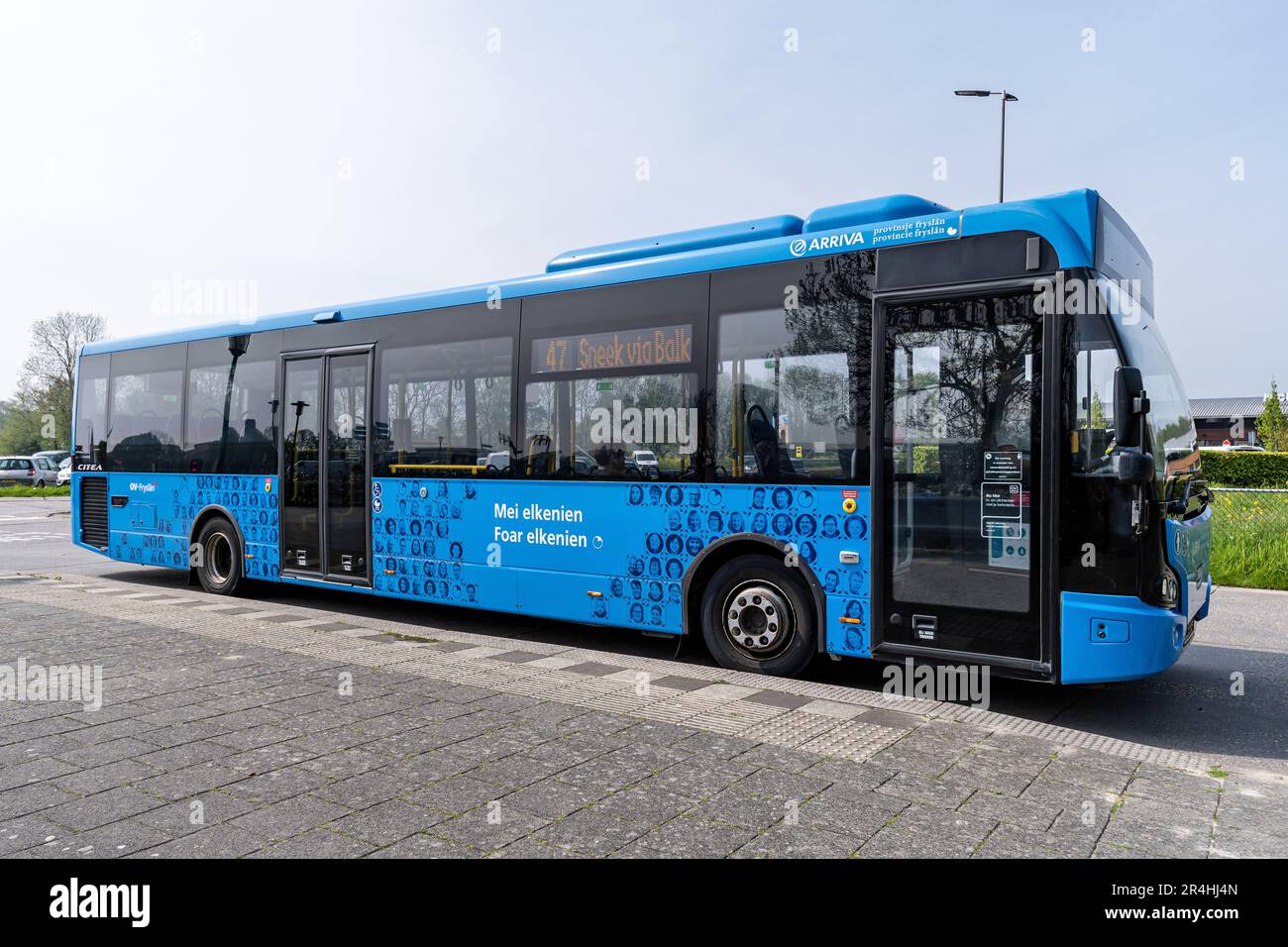 OV-Fryslan VDL Citea bus in Lemmer, Netherlands Stock Photo - Alamy