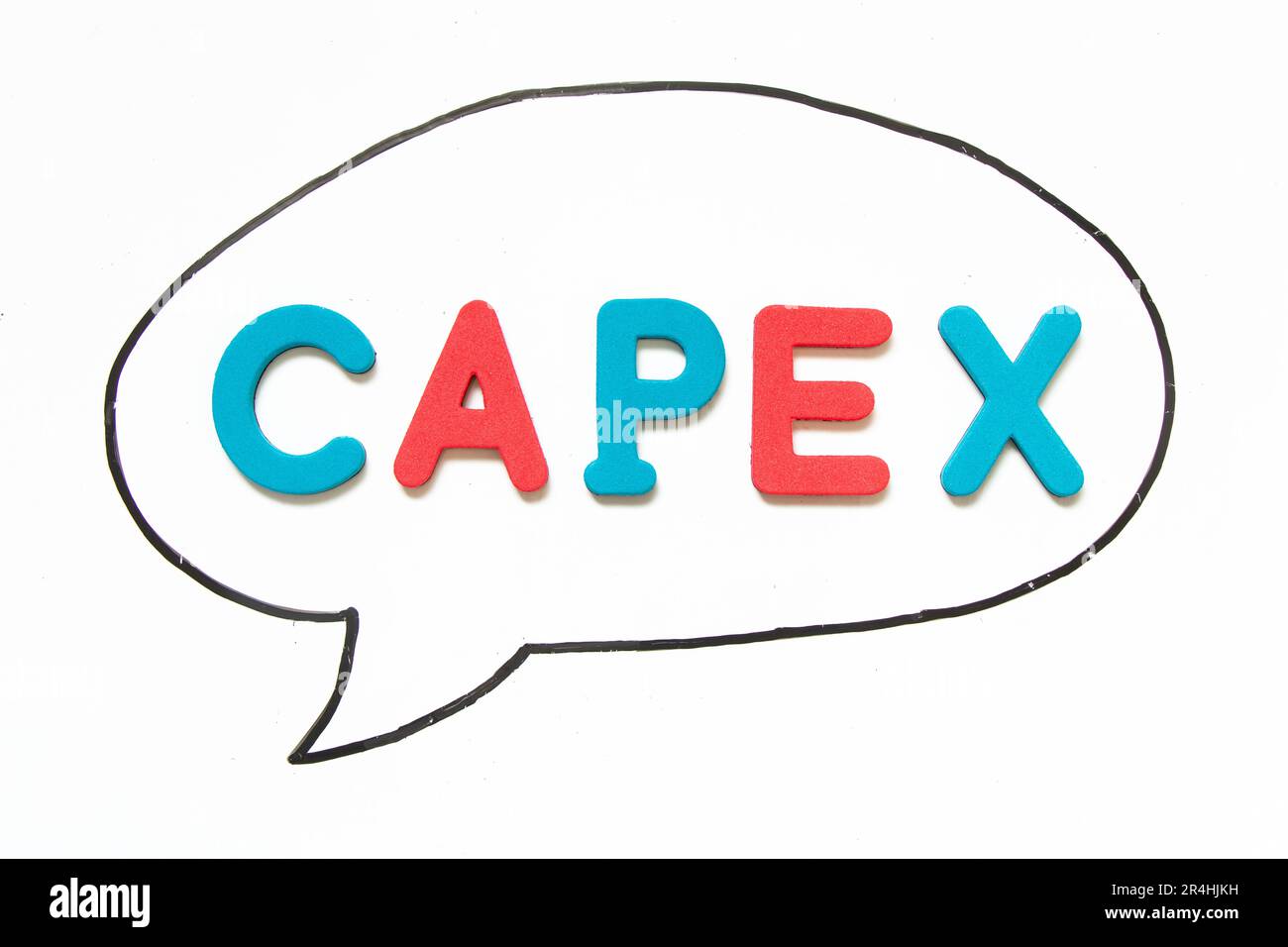 Alphabet letter with word CAPEX (Abbreviation of Capital Expenditure ...