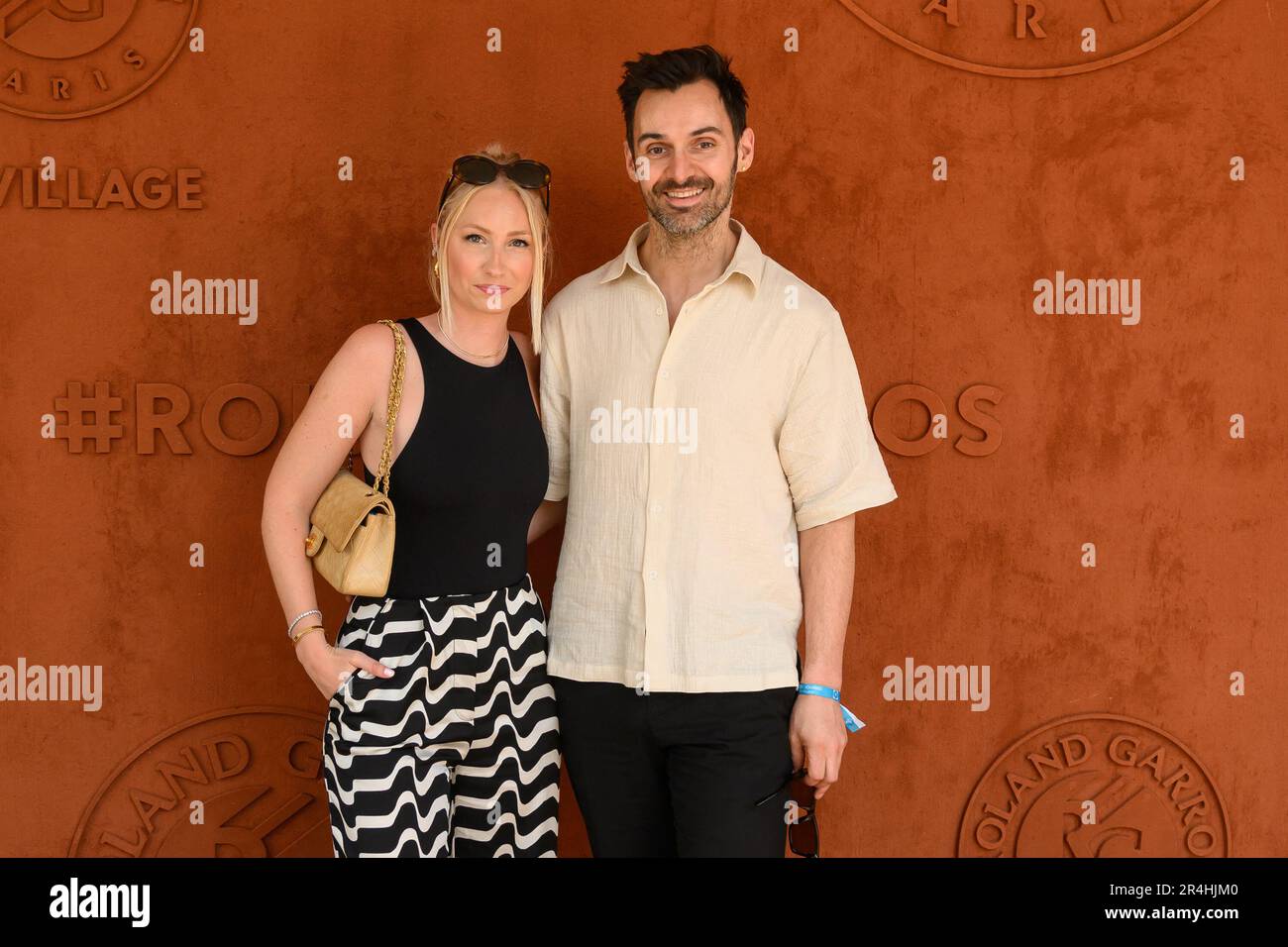 Paris, France. 28th May, 2023. Geraldine Verheyen and David Devriendt ...