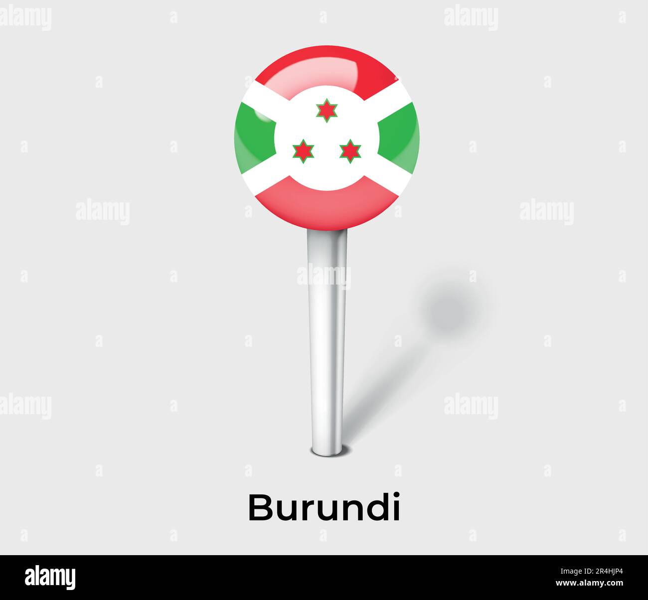 Burundi flag and map Stock Vector Images - Alamy
