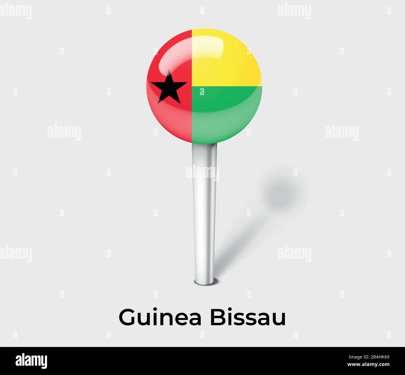 Guinea map pin Stock Vector Images - Alamy