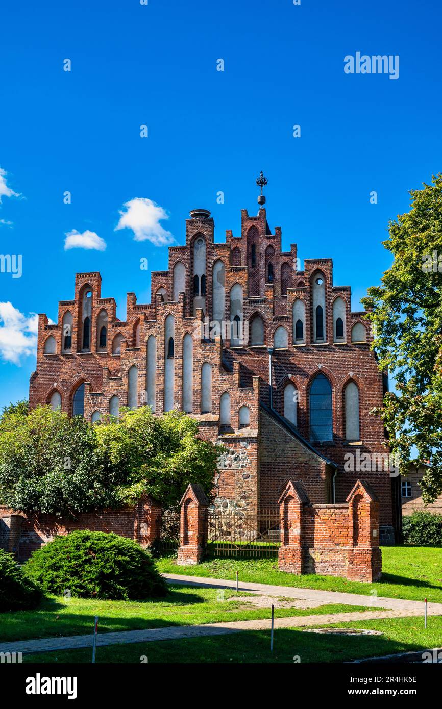 Village church Linum, Ostprignitz-Ruppin, Brandenburg, Germany Stock ...