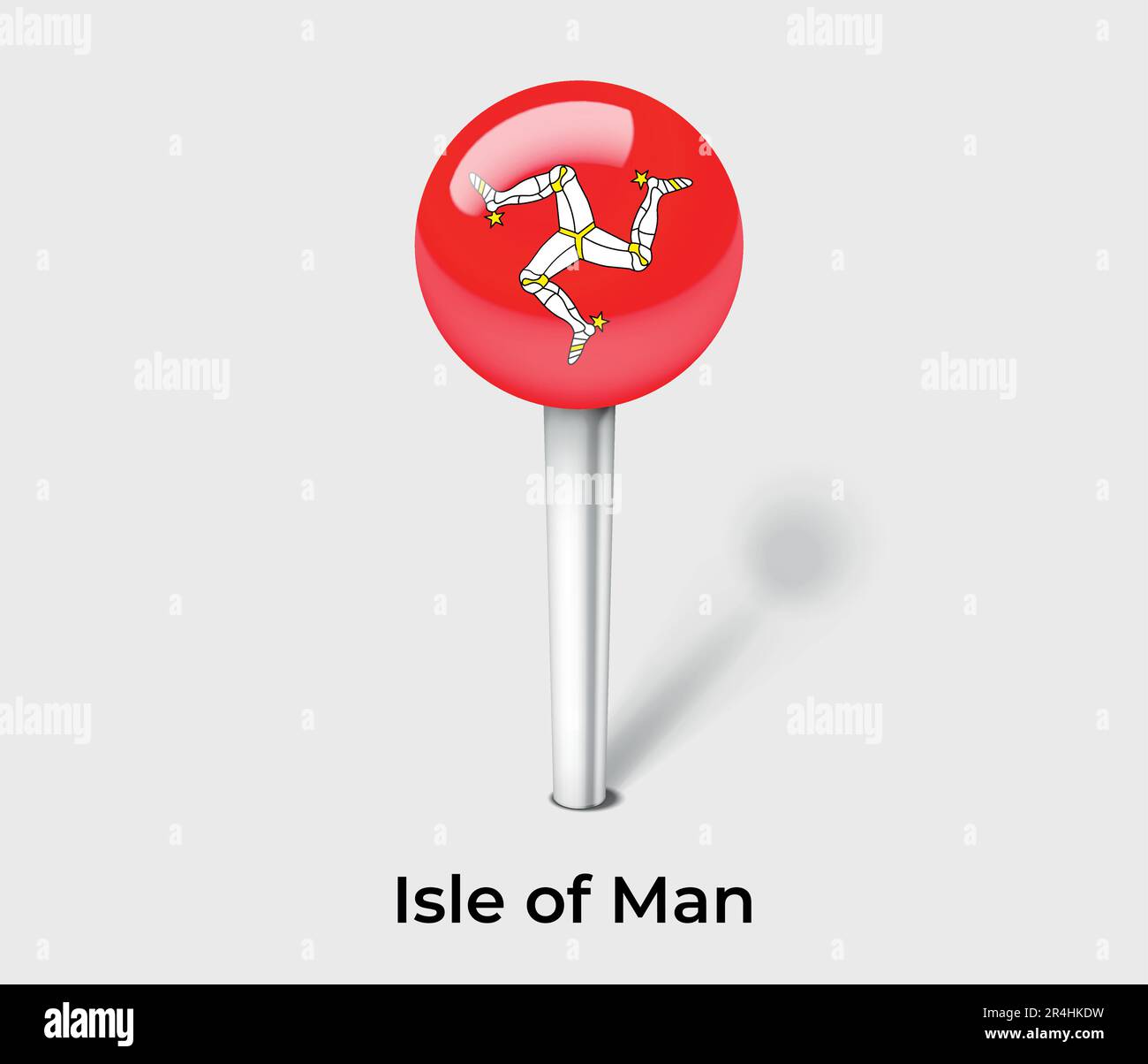 Isle of Man country flag pin map marker Stock Vector Image & Art - Alamy