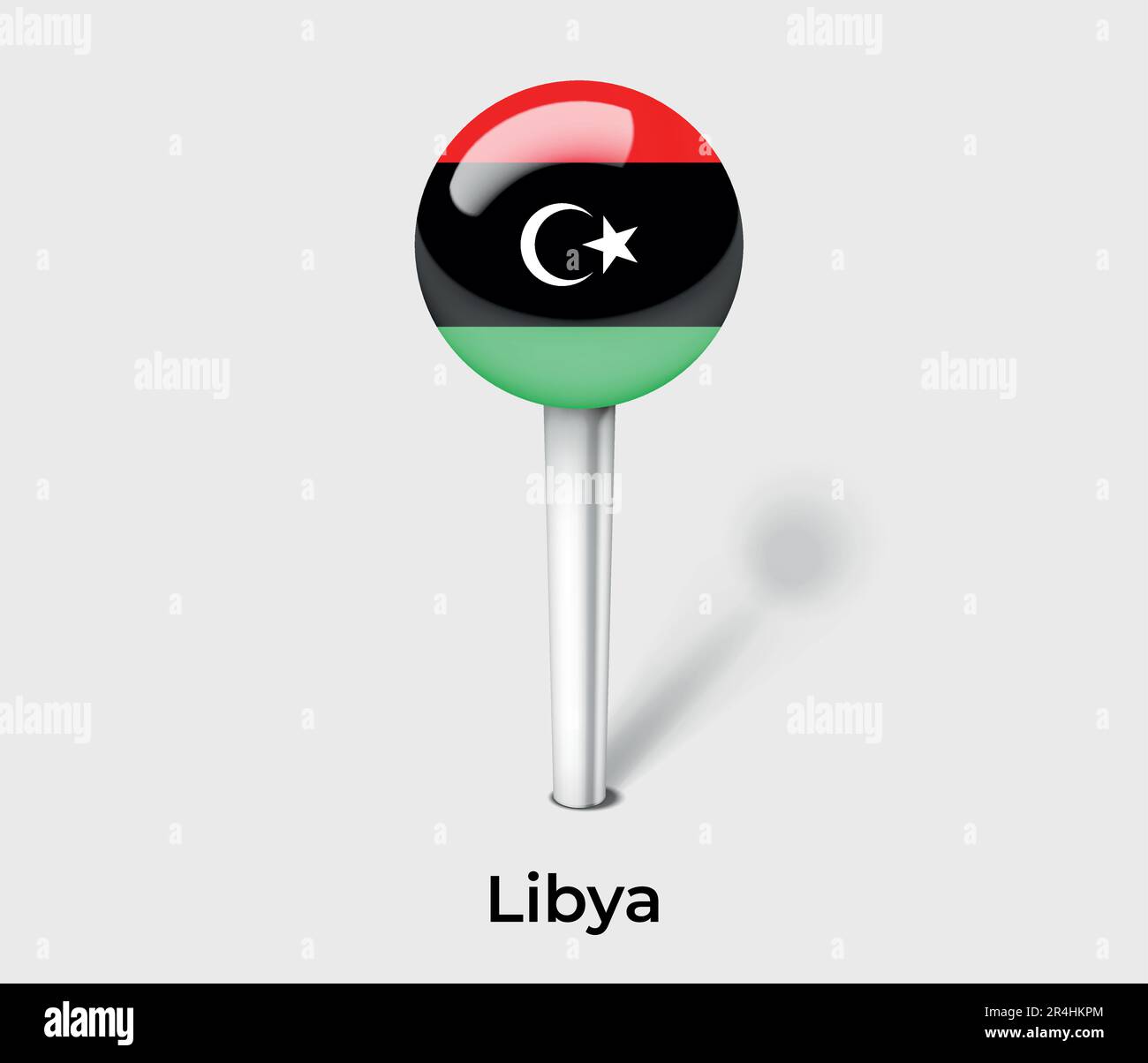 Libya map pin Stock Vector Images - Alamy