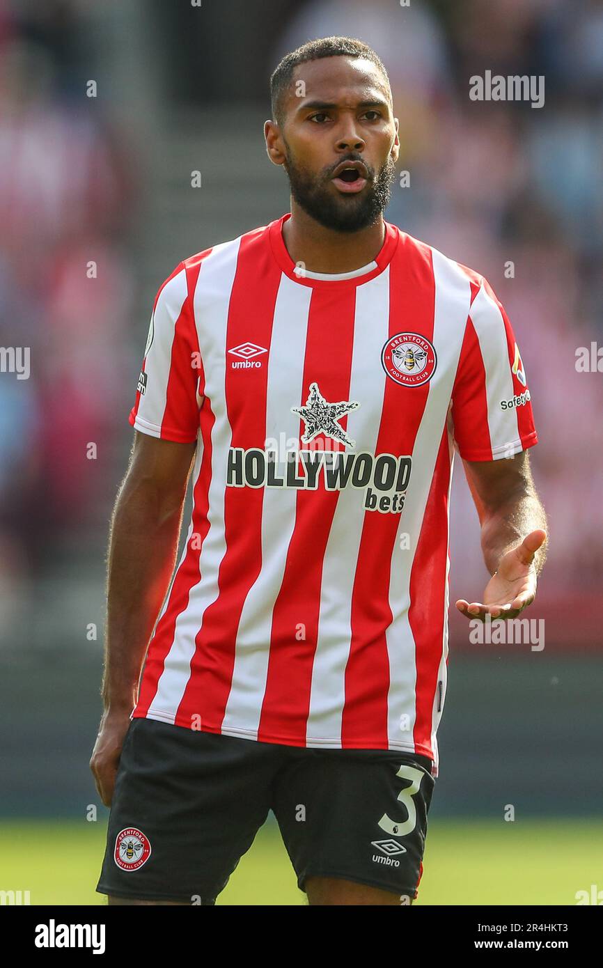 Rico Henry #3 of Brentford during the Premier League match Brentford vs ...