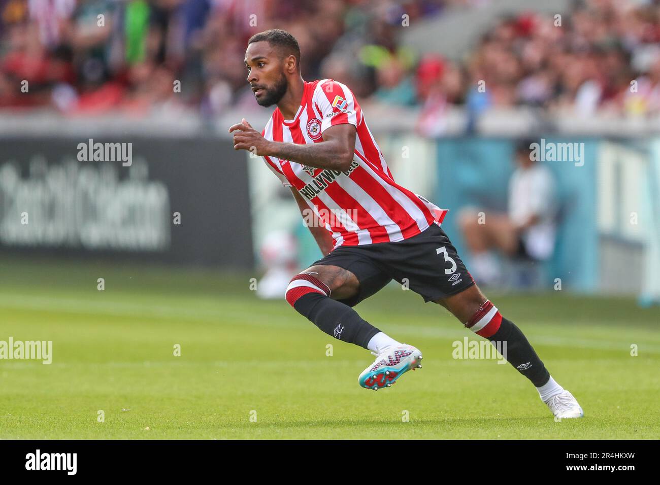 Rico Henry #3 of Brentfordduring the Premier League match Brentford vs ...