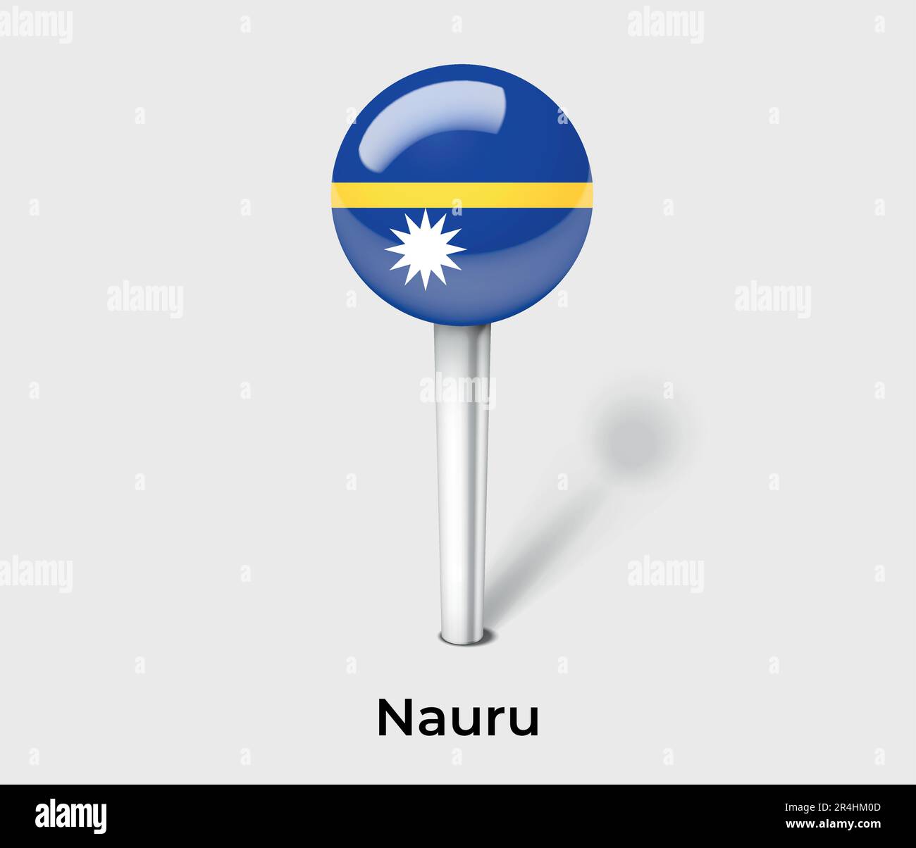 Flag map nauru hi-res stock photography and images - Alamy