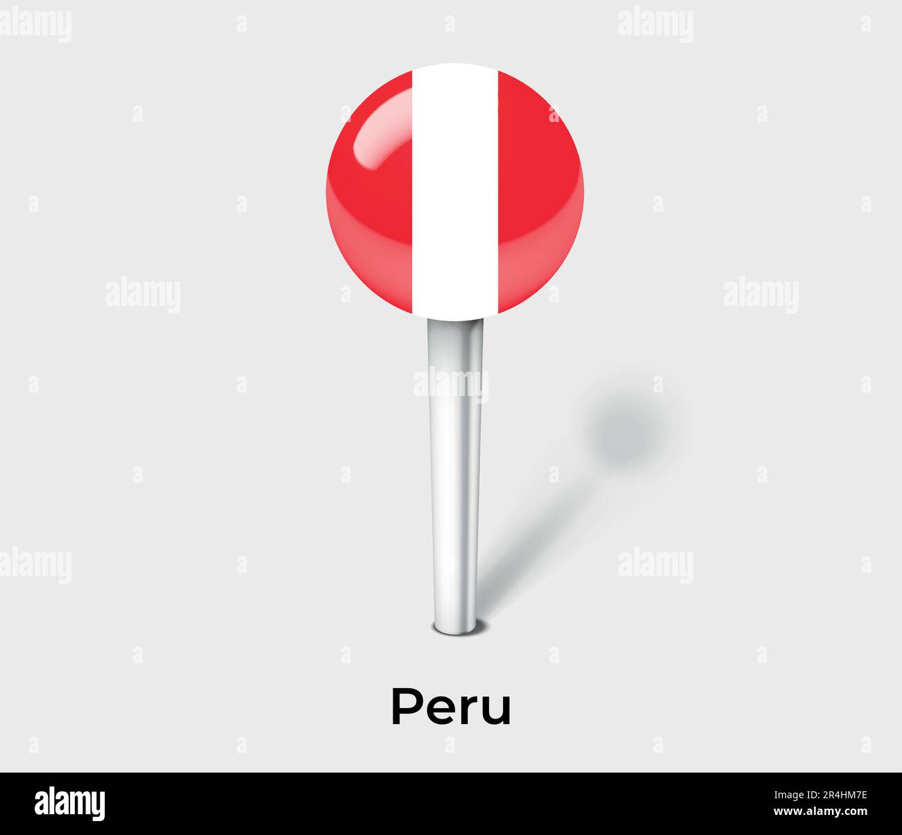 Peru flag map Stock Vector Images - Alamy